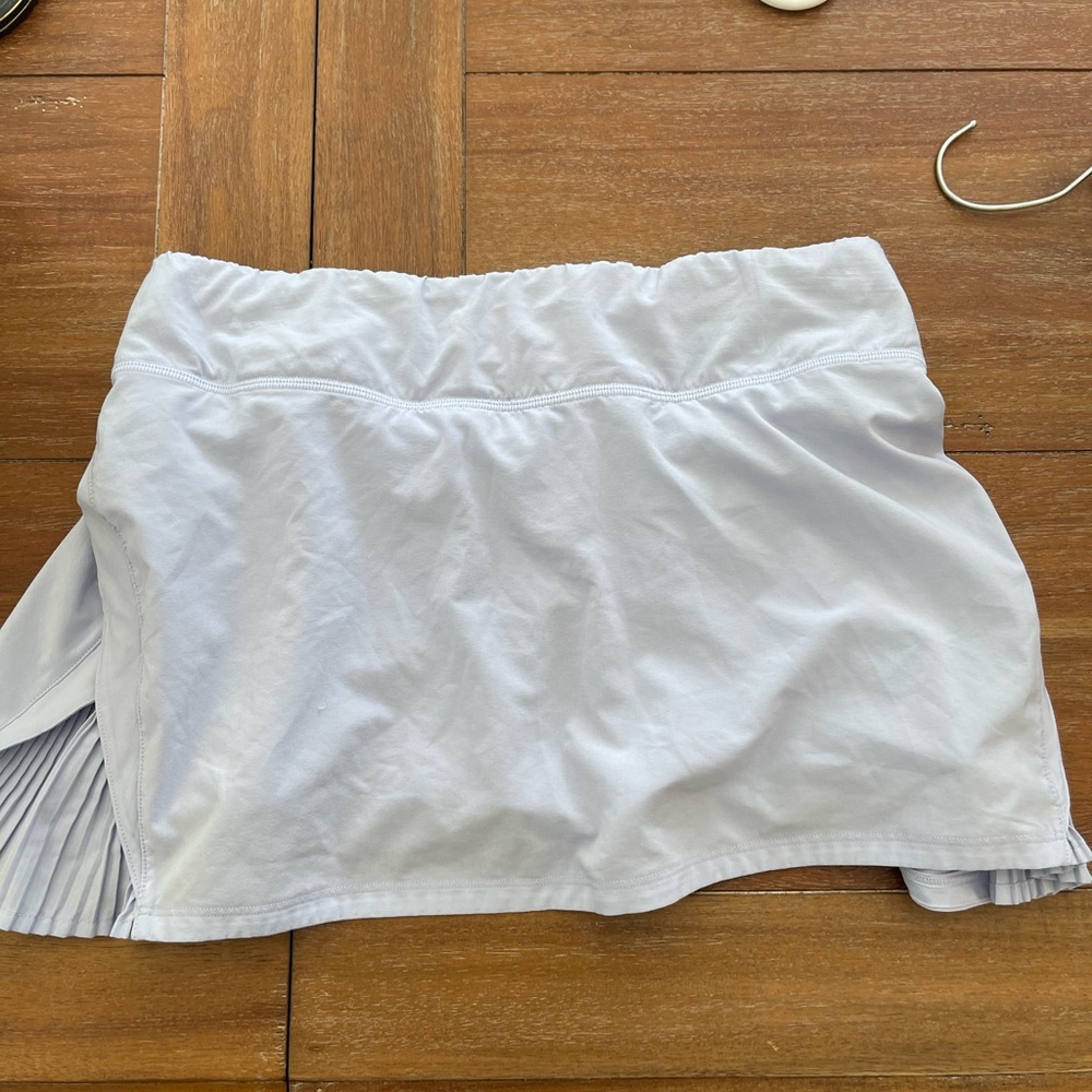 Lululemon Play Off Pleats Periwinkle Skirt Rare - Gem
